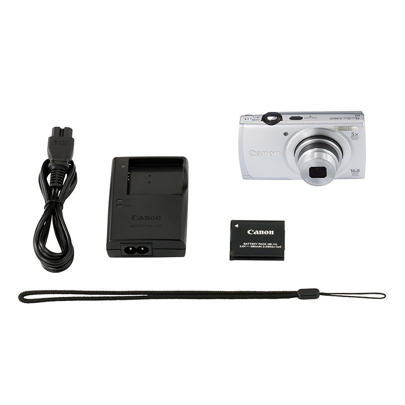 Canon PowerShot A2600 compact camera Zilver