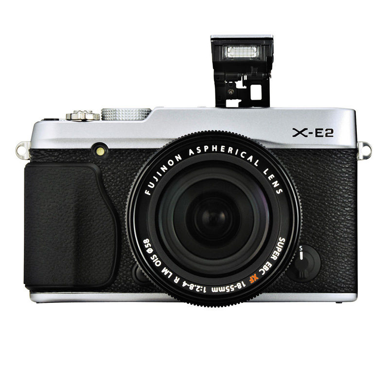 Fujifilm X-E2 systeemcamera Zilver + 18-55mm OIS Zwart