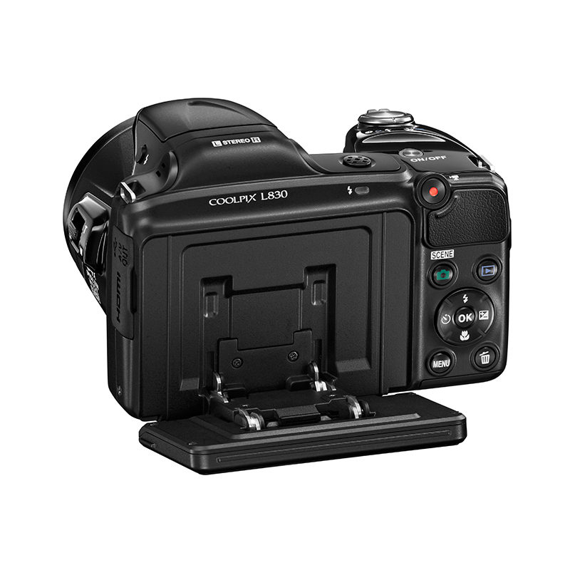 Nikon Coolpix L830 compact camera Zwart