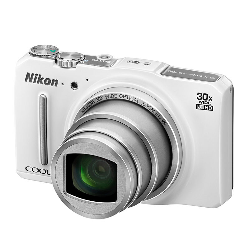 Nikon Coolpix S9700 compact camera Wit