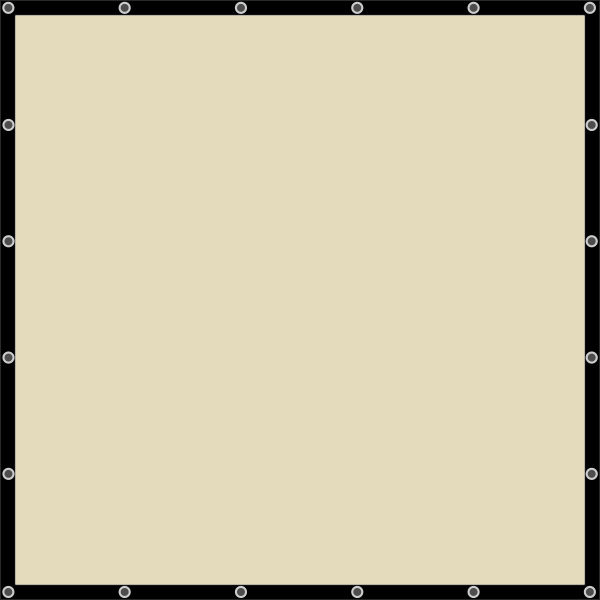 Sunbounce Sun-Scrim 6x6 Screen Zebra Gold / Silver - Backsite White