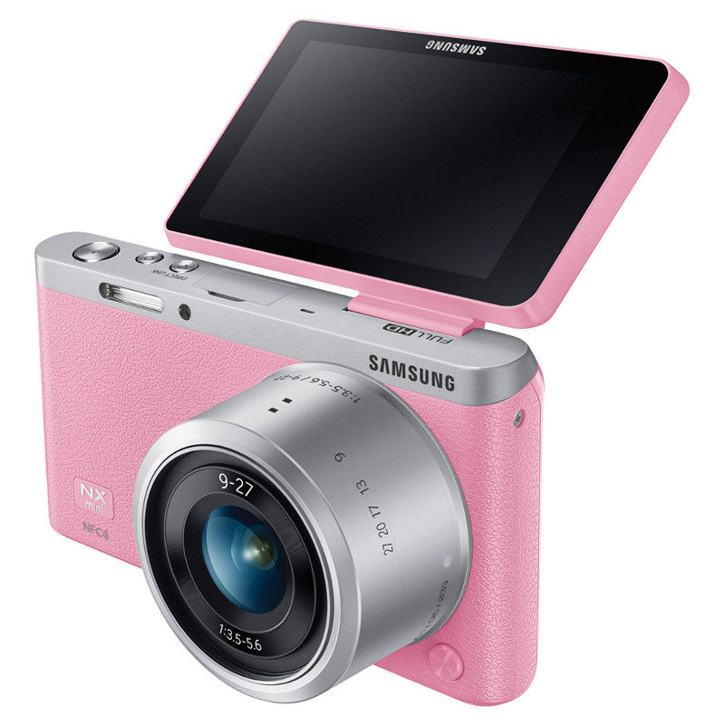 Samsung NX Mini systeemcamera Roze + 9-27mm