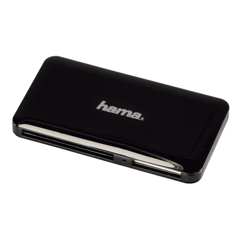 Hama Multi Card Reader Slim USB 3.0 Zwart | CameraNU.nl