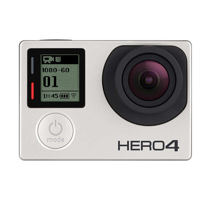 GoPro HD Hero 4 action cam Silver Surf kit