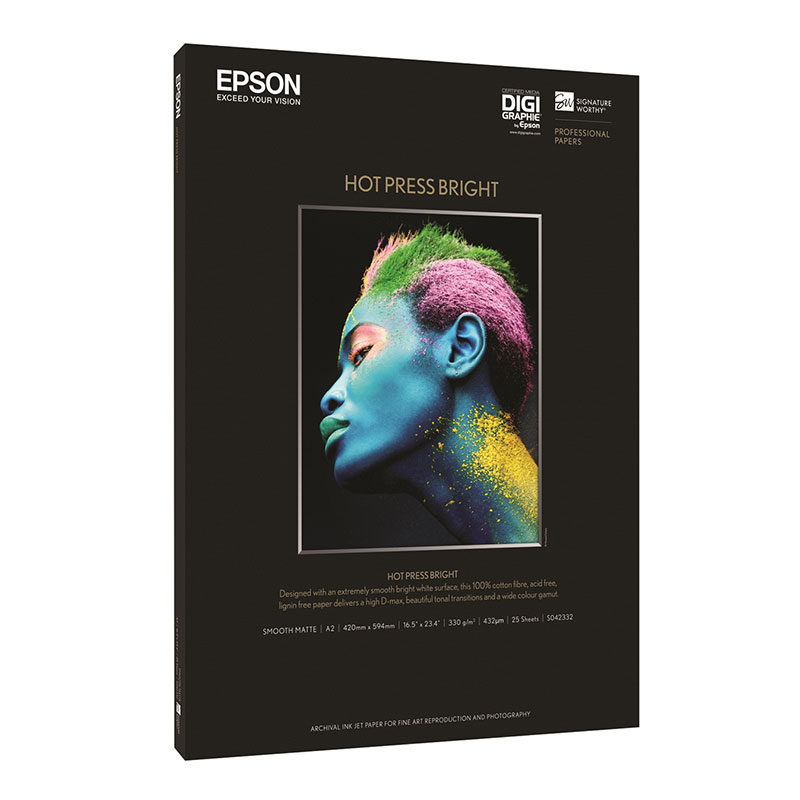 Epson Hot Press Bright A3+