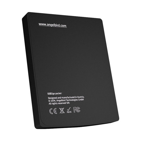 Angelbird SSD2go schijf Pocket 512GB Black