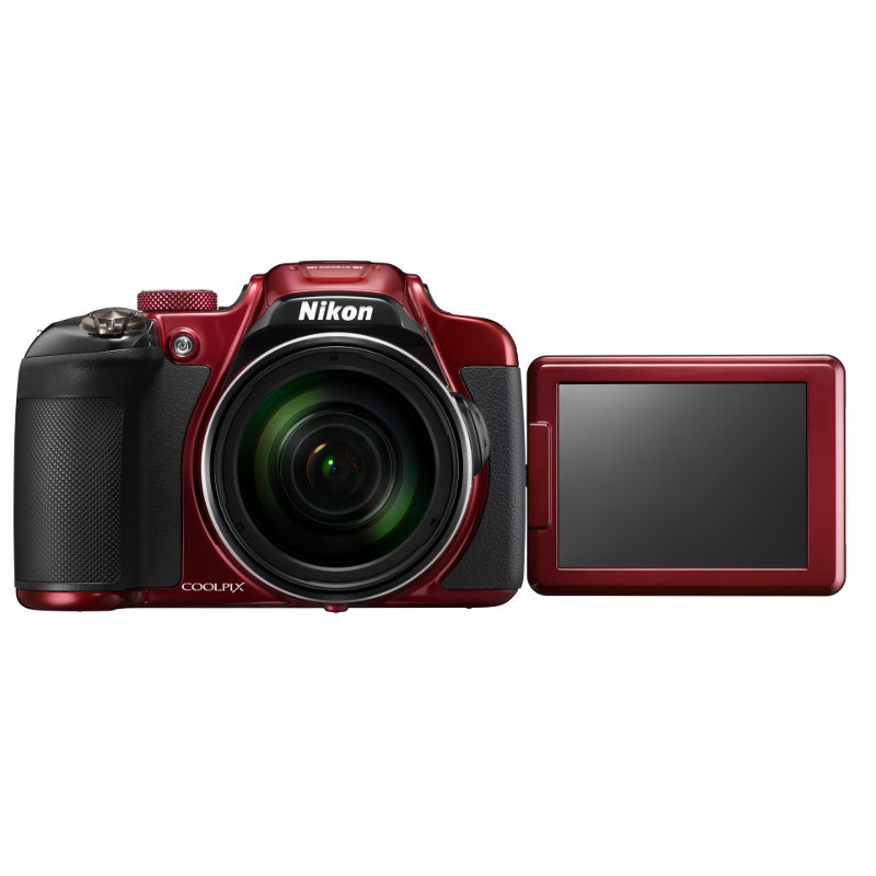 Nikon Coolpix P610 compact camera Rood