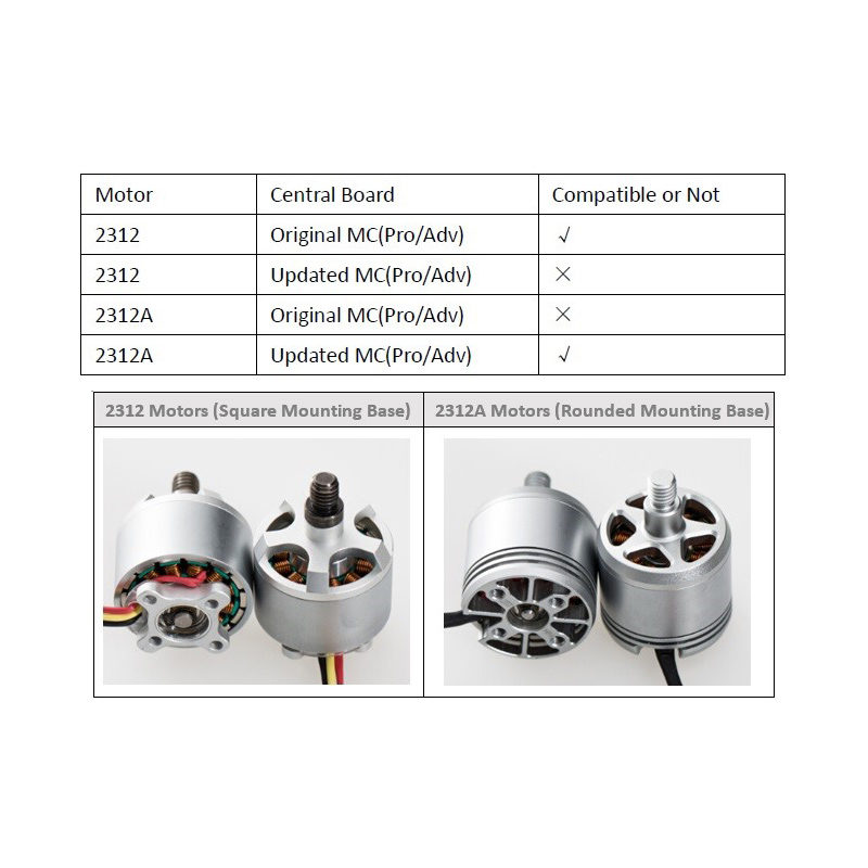 DJI Phantom 3 Motor CW 2312 (Part 8)