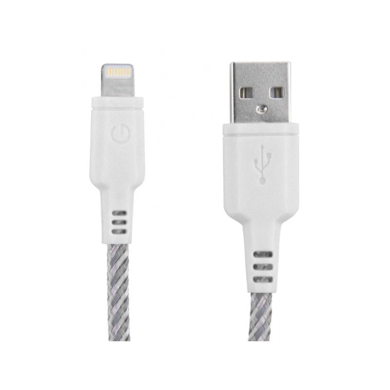EnerGea Lightning USB-kabel 16cm Wit kopen? | CameraNU.nl