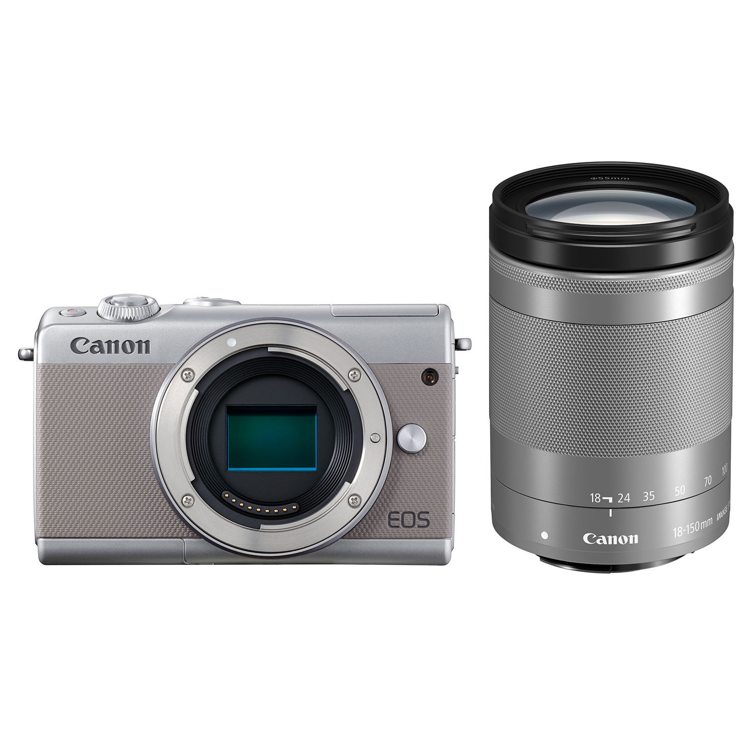 Canon EOS M100 camera Grijs + 18-150mm IS STM | CameraNU.nl