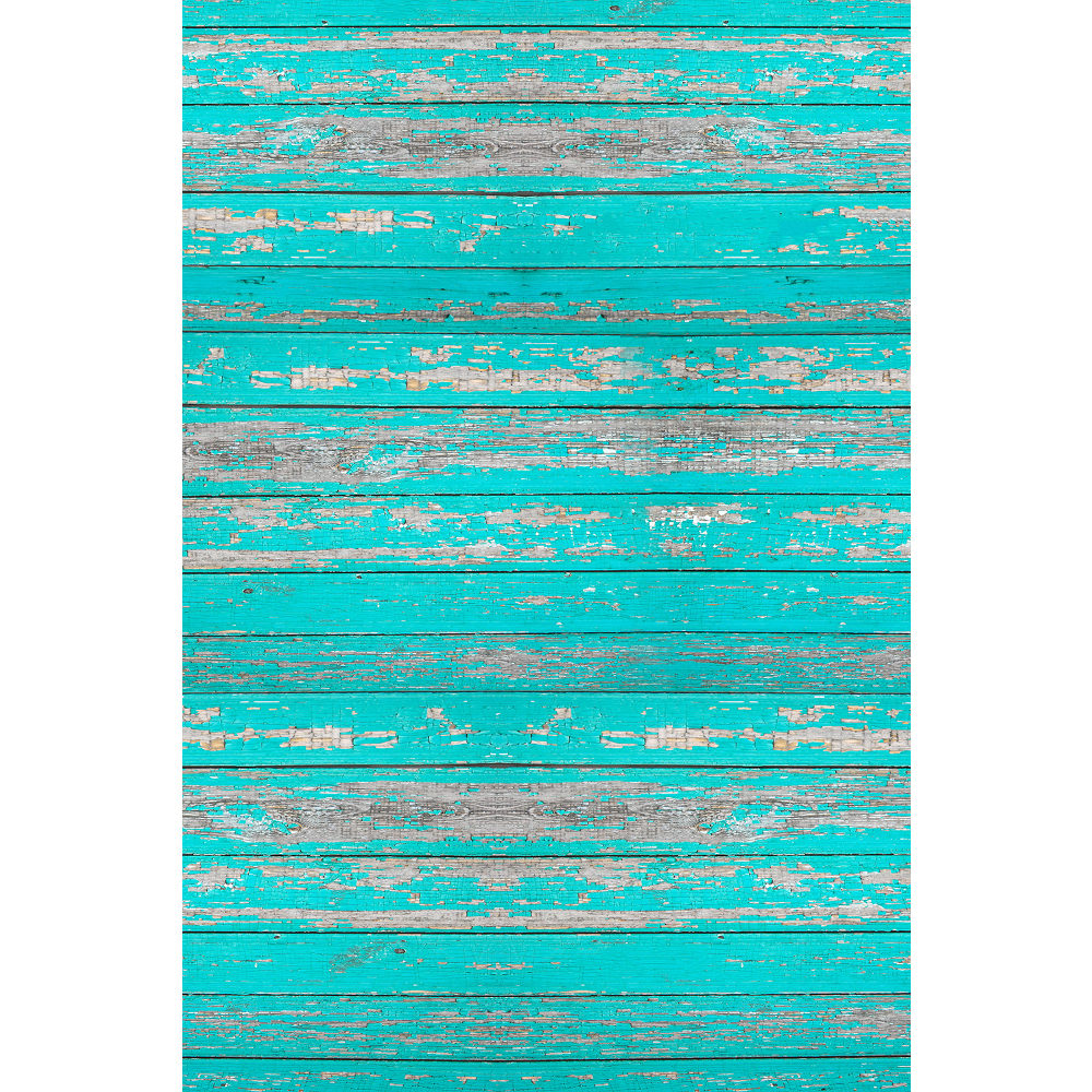 Savage Floor Distressed Teal Wood 1.50 x 2.10 | CameraNU.nl