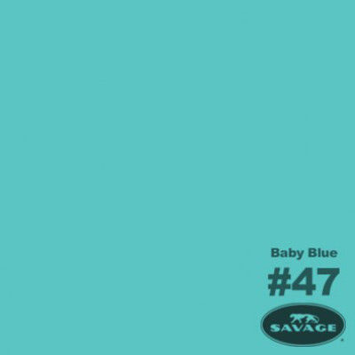 2 Savage Achtergrondrol Baby Blue 47 2.72mx11m | Cameranu