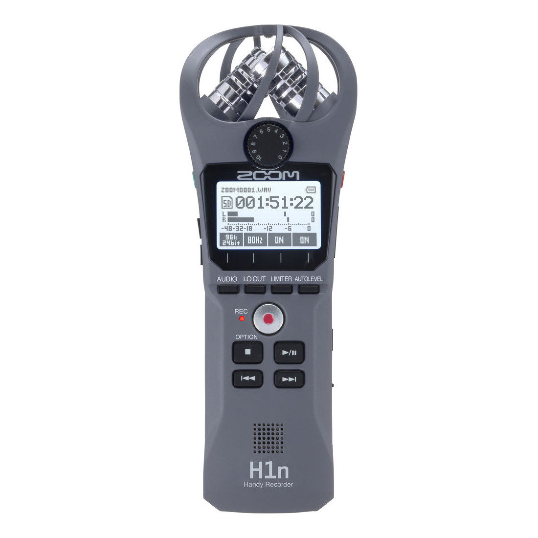 Zoom H1n Audiorecorder Limited Edition Grijs | CameraNU.nl