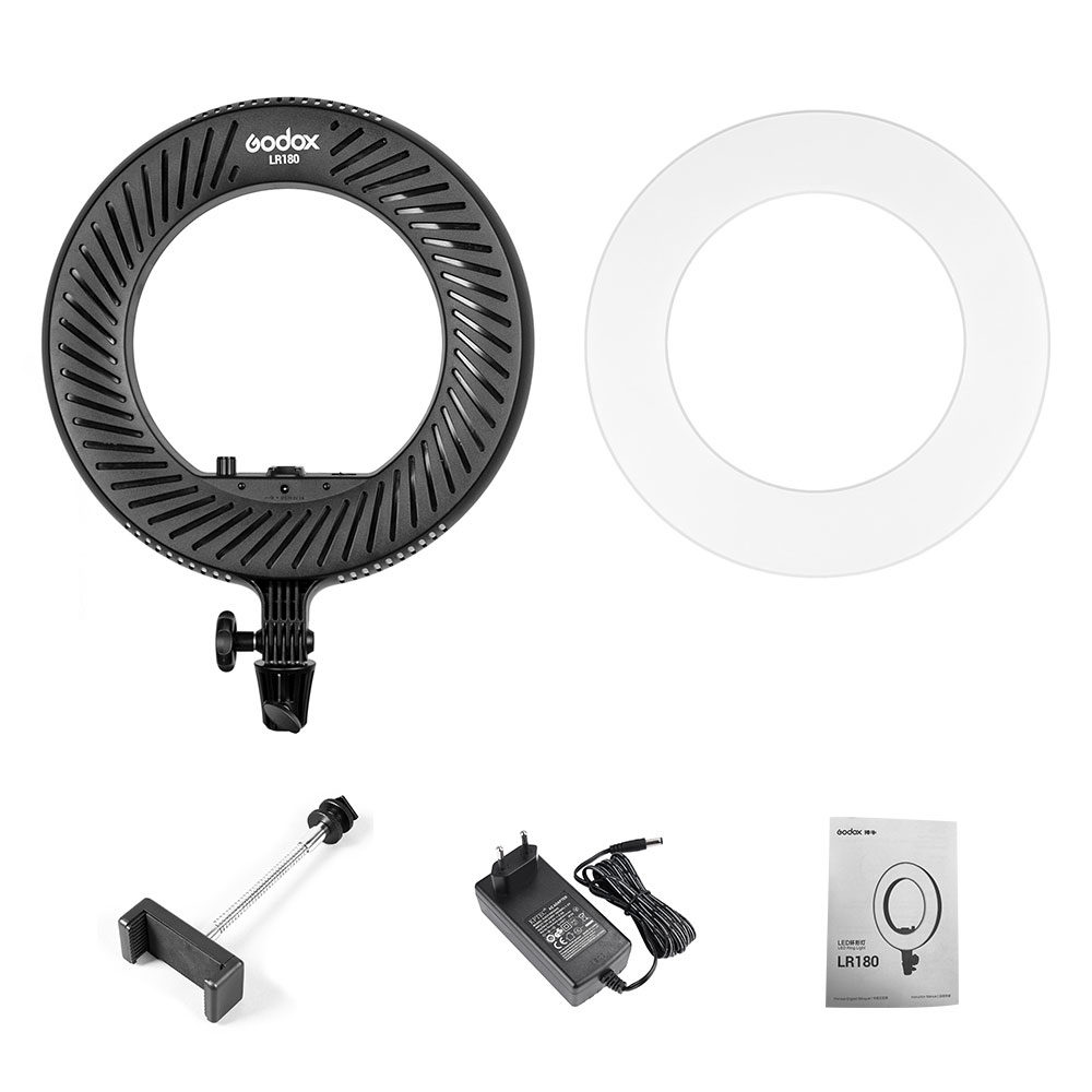 Godox LR180 LED Ring Light Black kopen? | Cameranu