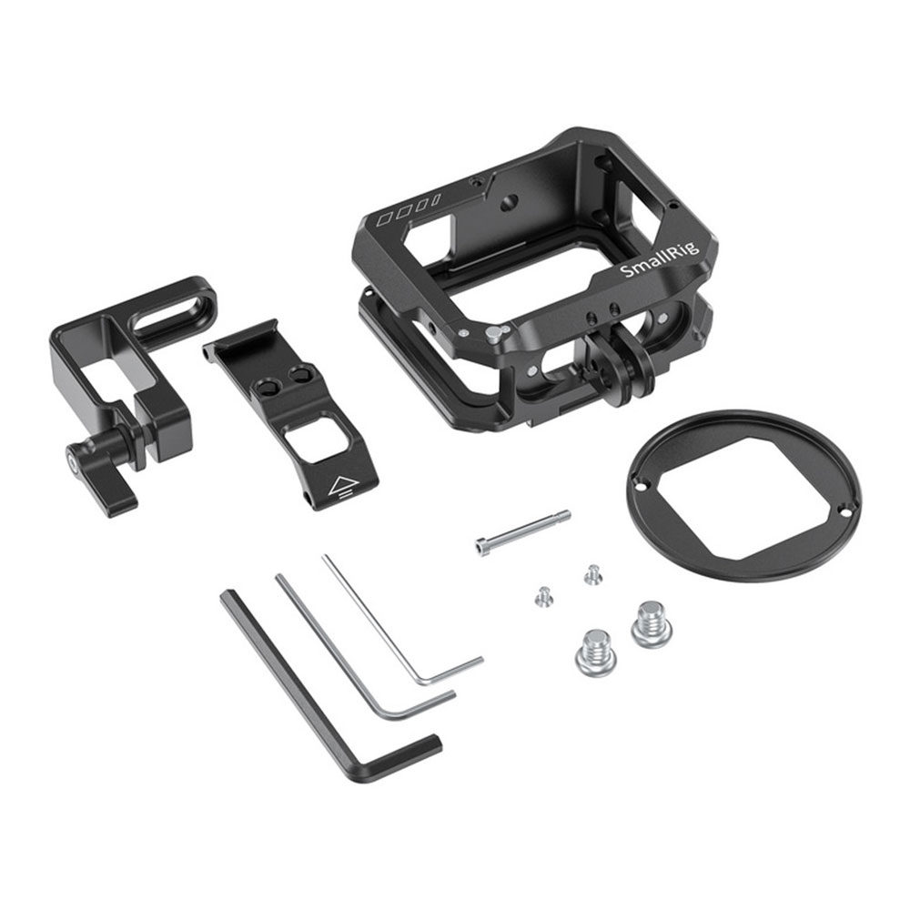 SmallRig 2678 Cage + Mic. Adapt. Hero 8 Black | CameraNU.nl