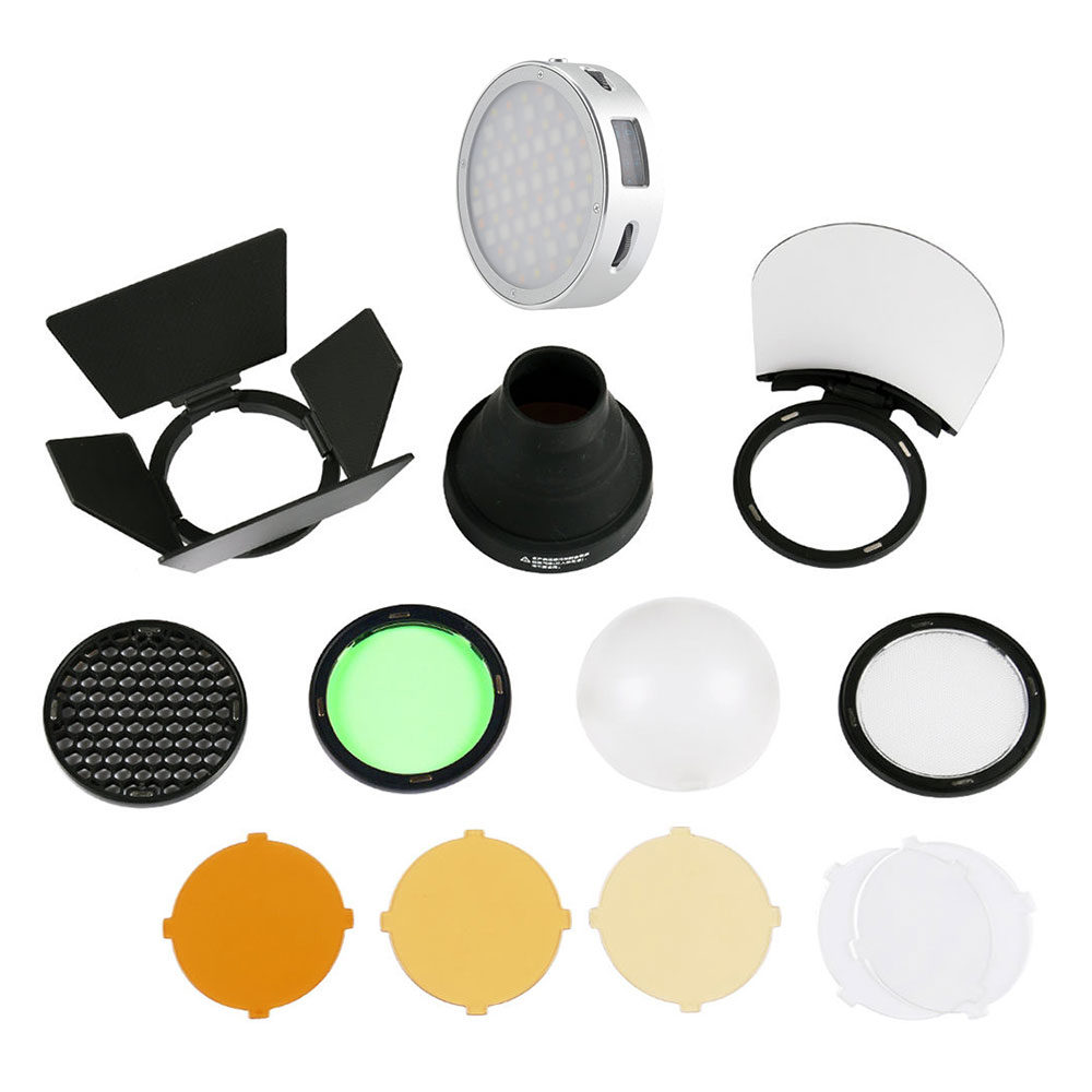 Godox R1 LED-lamp Zilver + AK-R1 Kit kopen? | CameraNU.nl!