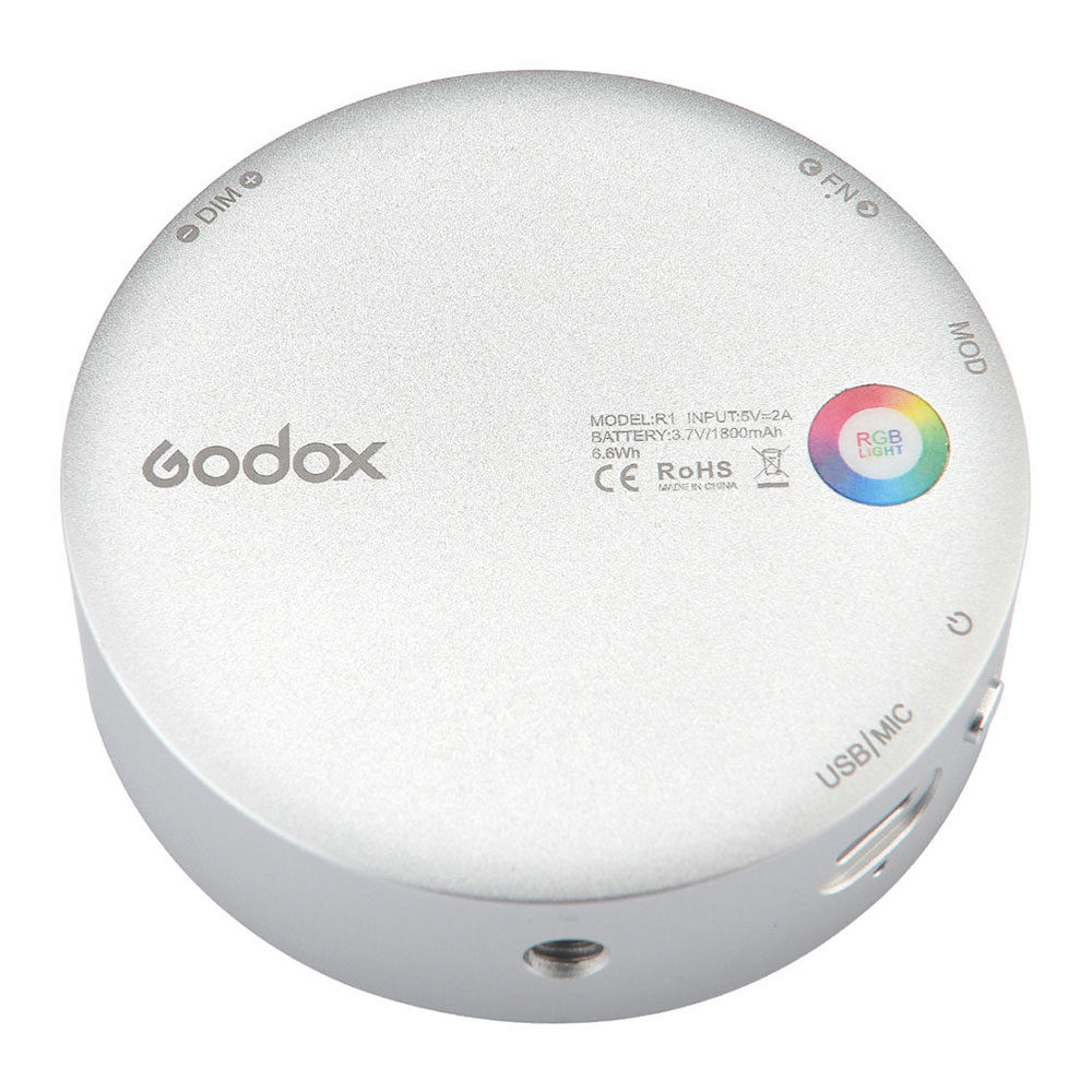 Godox R1 LED-lamp Zilver + AK-R1 Kit kopen? | CameraNU.nl!