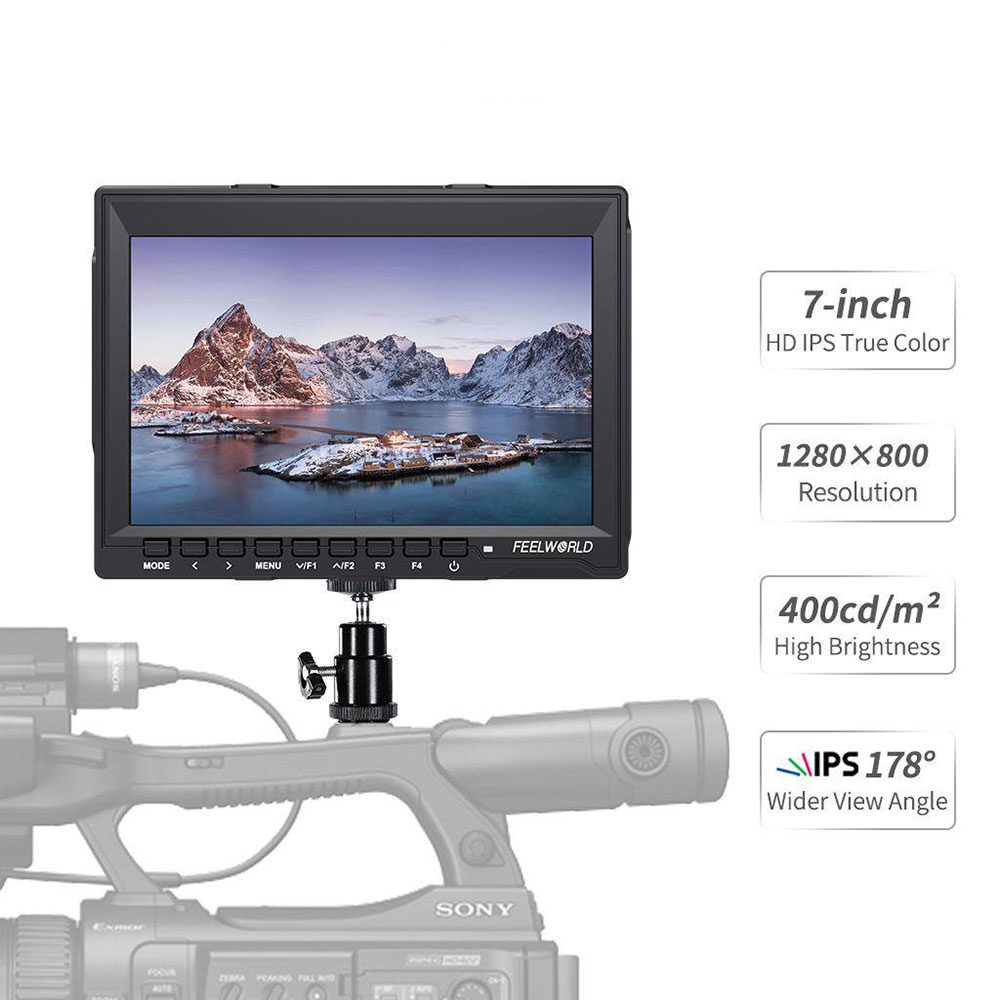 Feelworld FW759 7" 4K HDMI Monitor kopen? | Cameranu