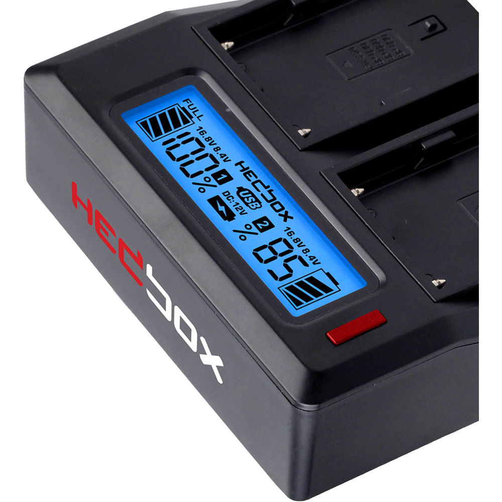Hedbox RP-DC50 Dual Digital Battery Charger | Cameranu
