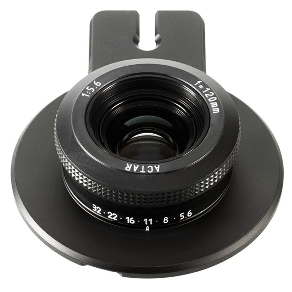 Cambo ACTAR-120 objectief met lensplank open? | Cameranu