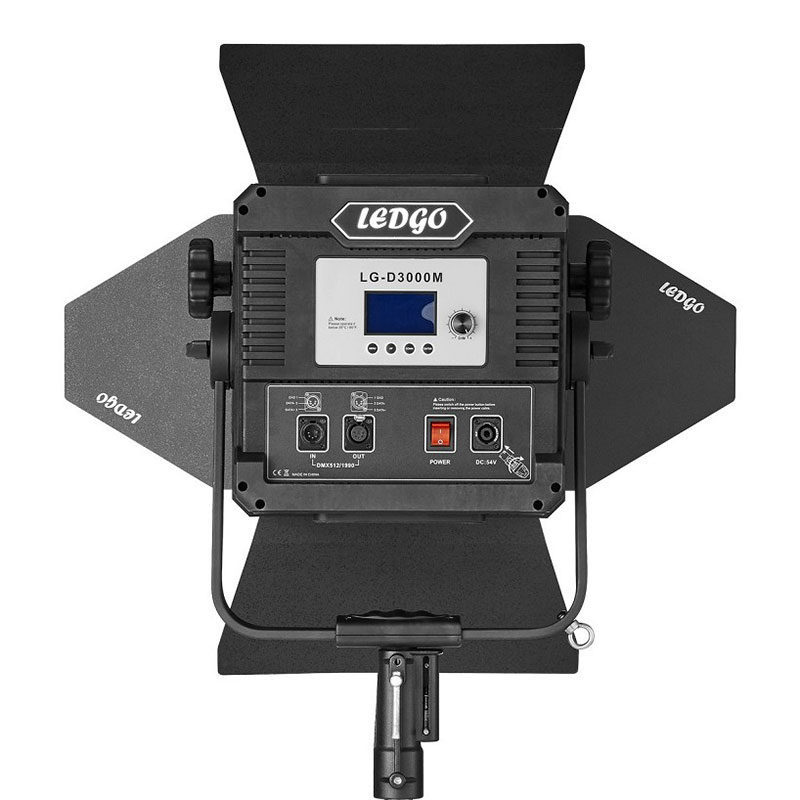 Ledgo LG-D3000M LED Fresnel Studio Light Demo | Cameranu