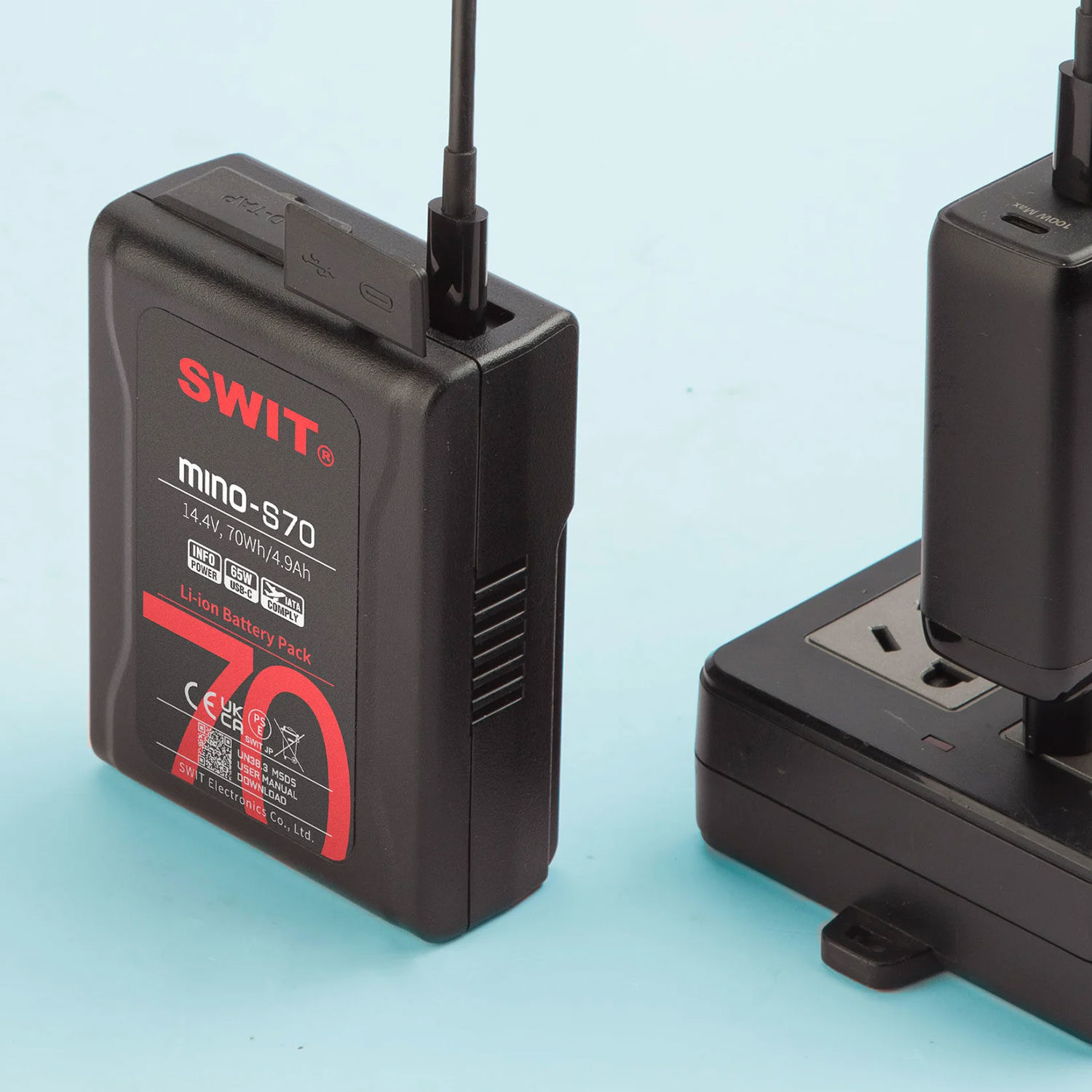 Swit Mino-S70 Pocket 70Wh V-mount accu met USB-C | Cameranu