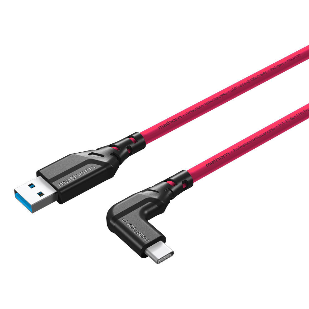 Mathorn Tethering kabel USB-A USB-C Right angle | Cameranu