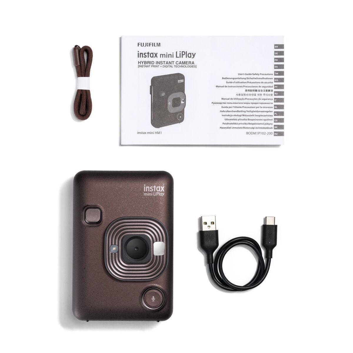Fujifilm Instax Mini Liplay camera Deep Bronze | Cameranu