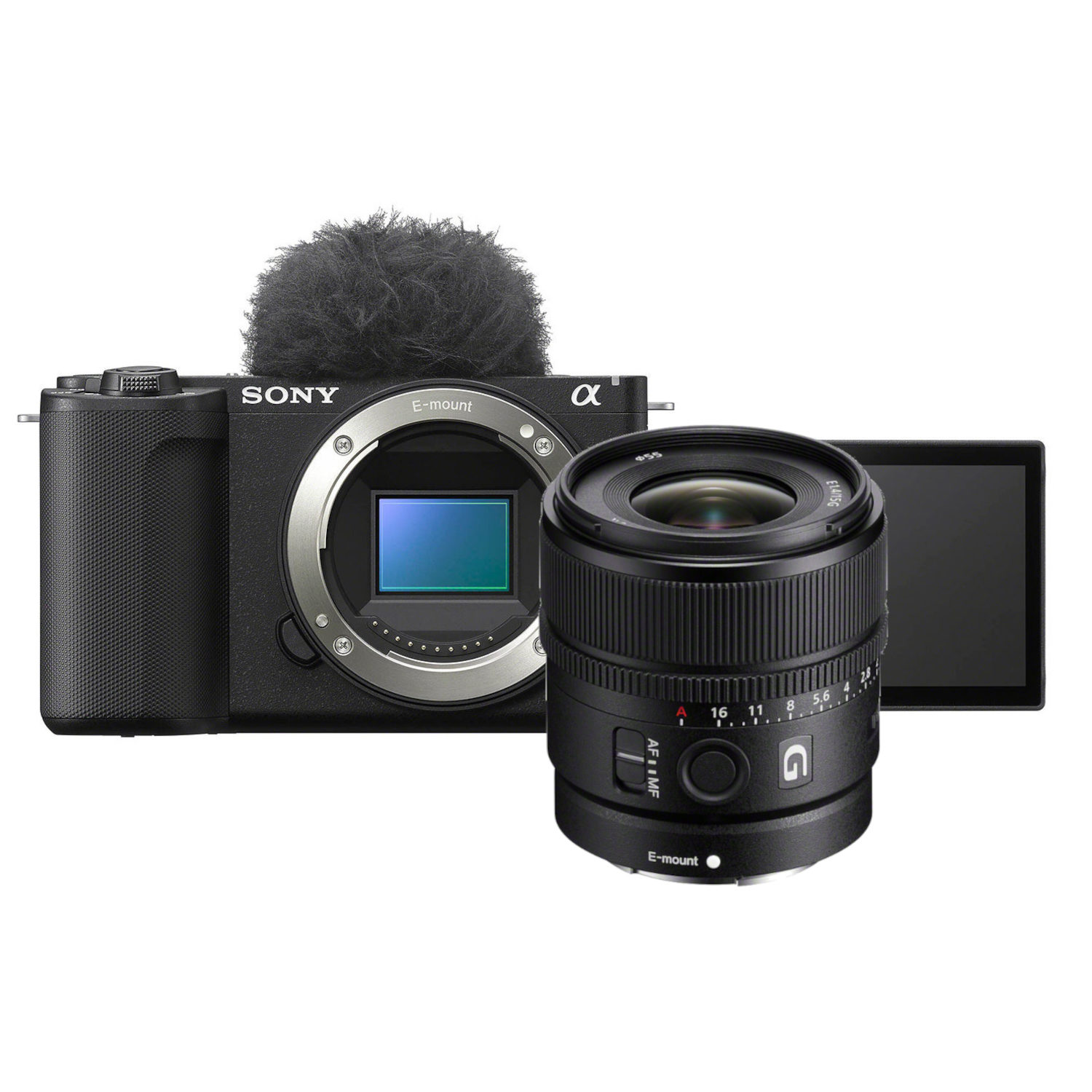Sony ZV-E10 II content creator camera + 15mm | Cameranu