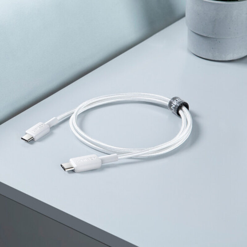 Anker 322 (60W) USB-C naar USB-C Kabel 1.8m Wit | Cameranu