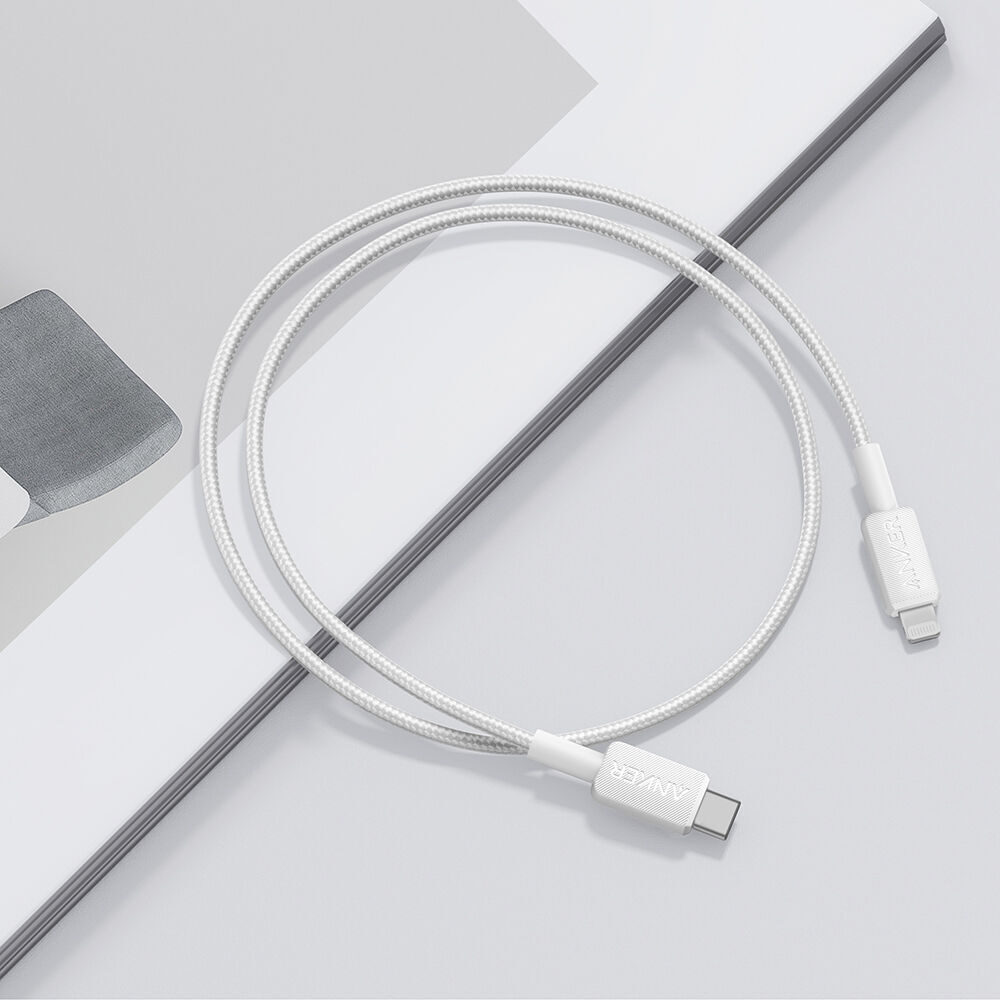 Anker 322 MFi USB-C Lightning Kabel 1.8m Wit | Cameranu