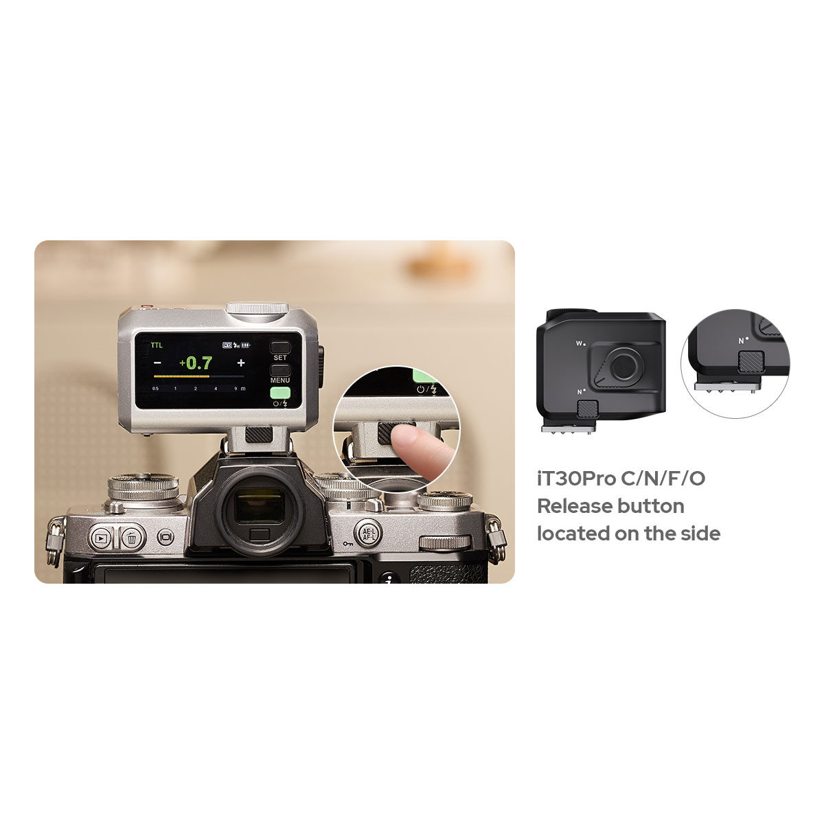 Godox iT30Pro S iFlash TTL Camera Flash Silver | Cameranu