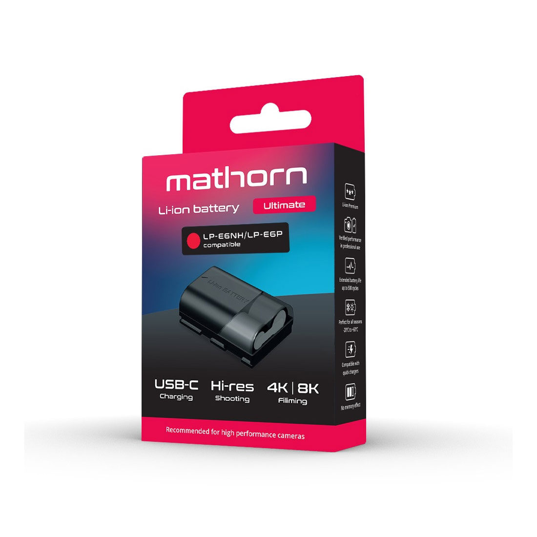 Mathorn MB-204 Ultimate accu (Canon LP-E6NH) | Cameranu