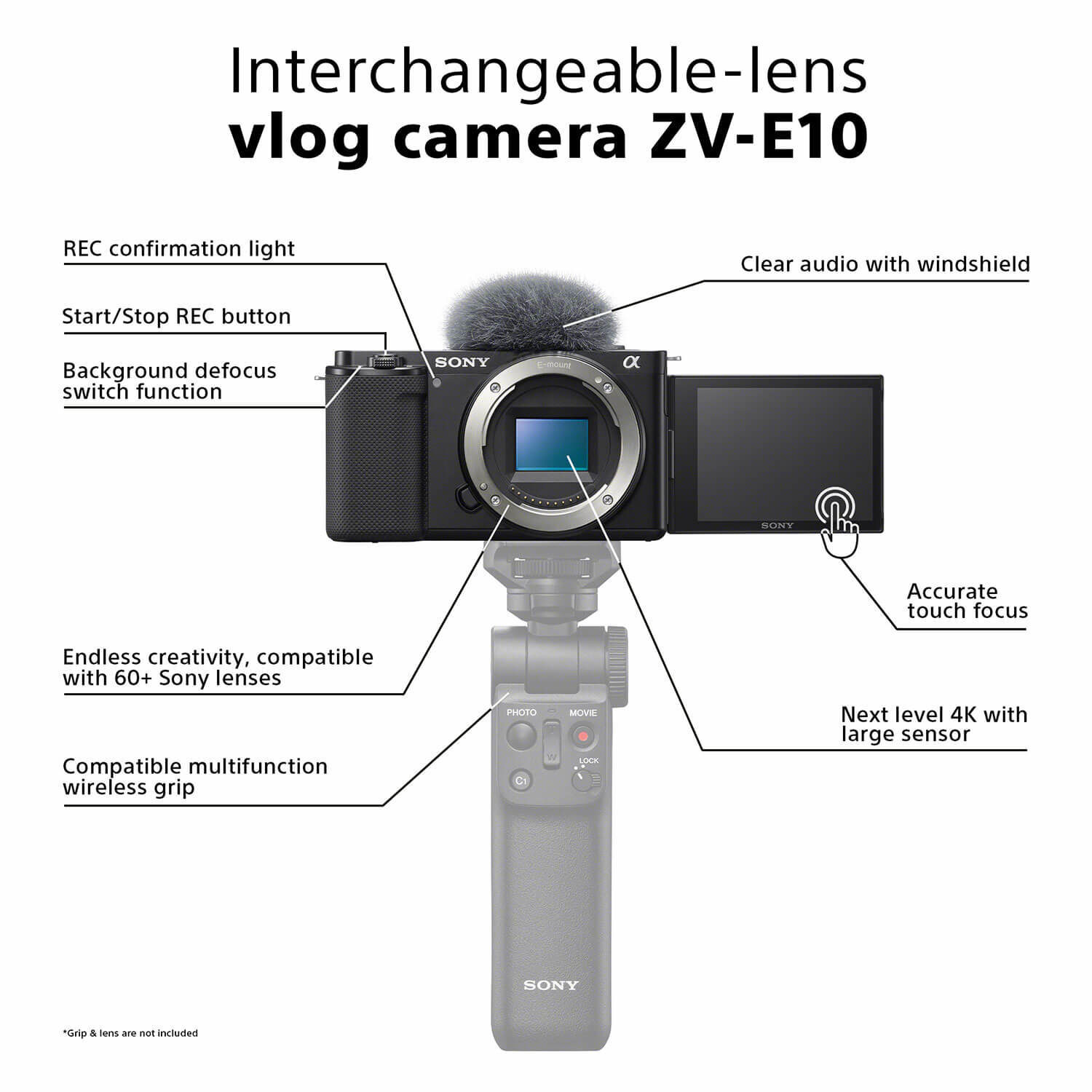 Sony Vlog camera ZV-E10 + 16-50mm II kopen? | Cameranu
