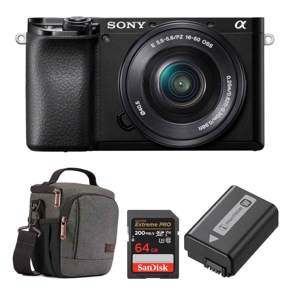 Sony Alpha A6100 + 16-50mm II + Accessoire Kit | Cameranu!